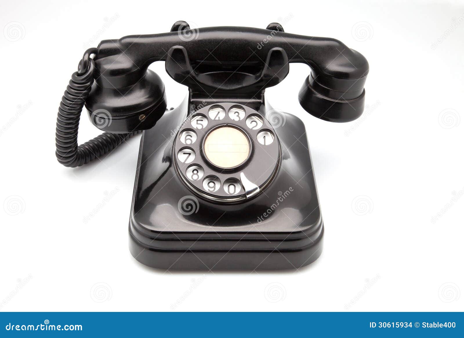 Ancient phone stock photo. Image of isolated, single - 30615934