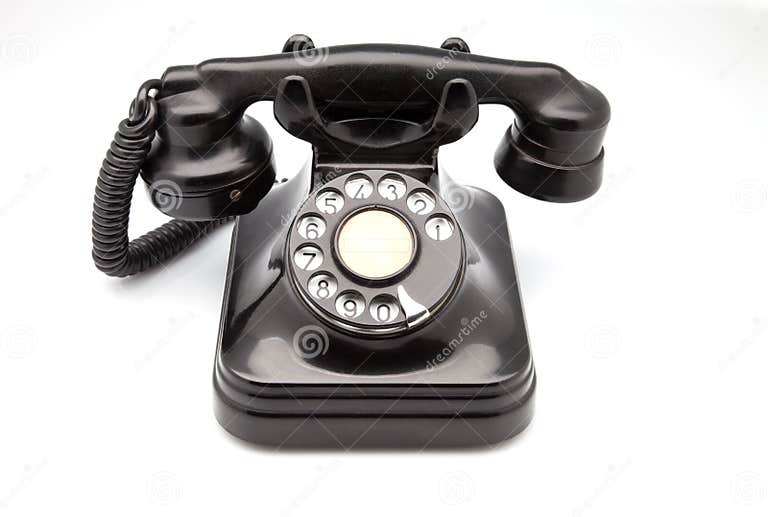 Ancient phone stock photo. Image of isolated, single - 30615934