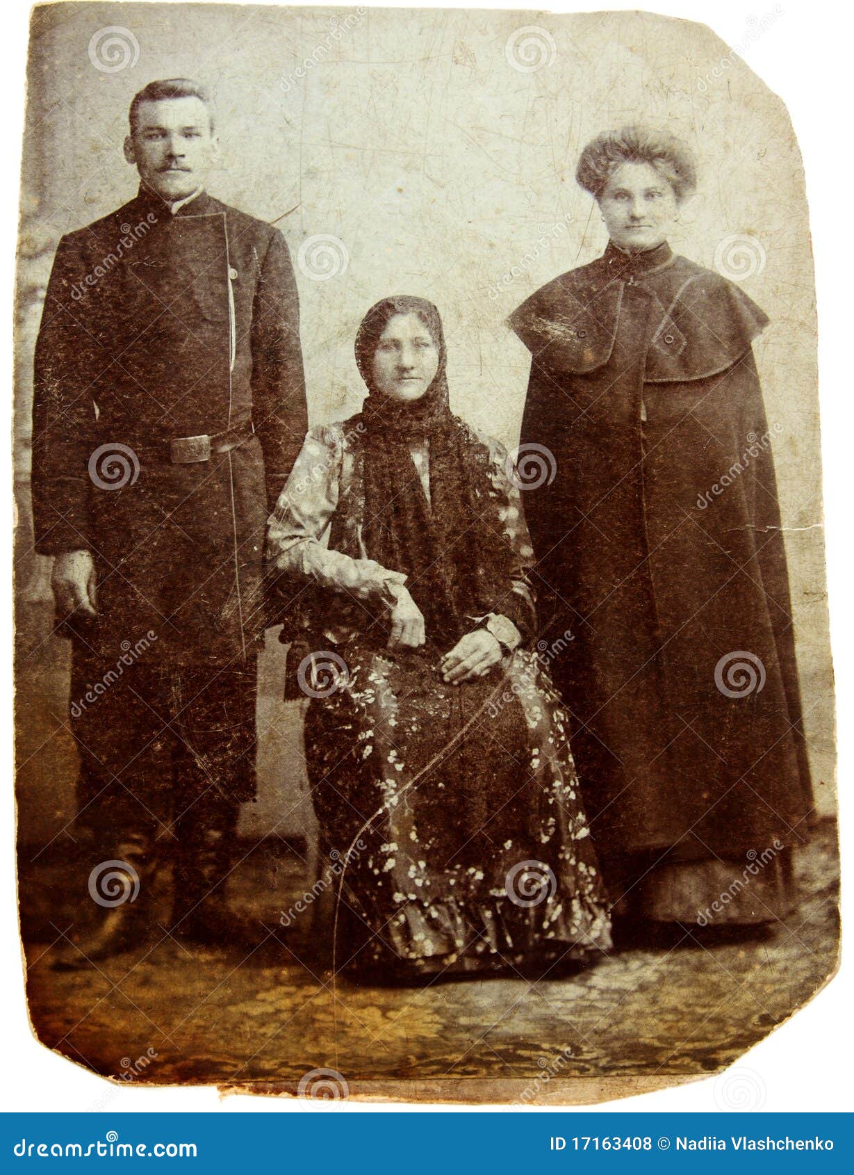 Ancient photo of family stock photo. Image of sisters - 17163408