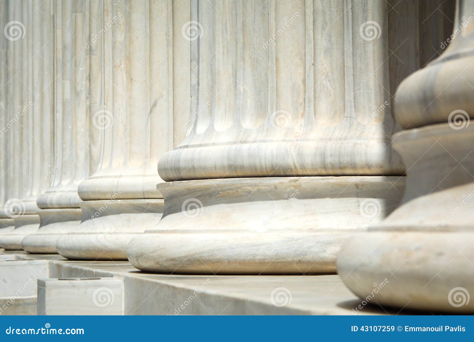 Ancient pillars stock image. Image of tourist, classic - 43107259