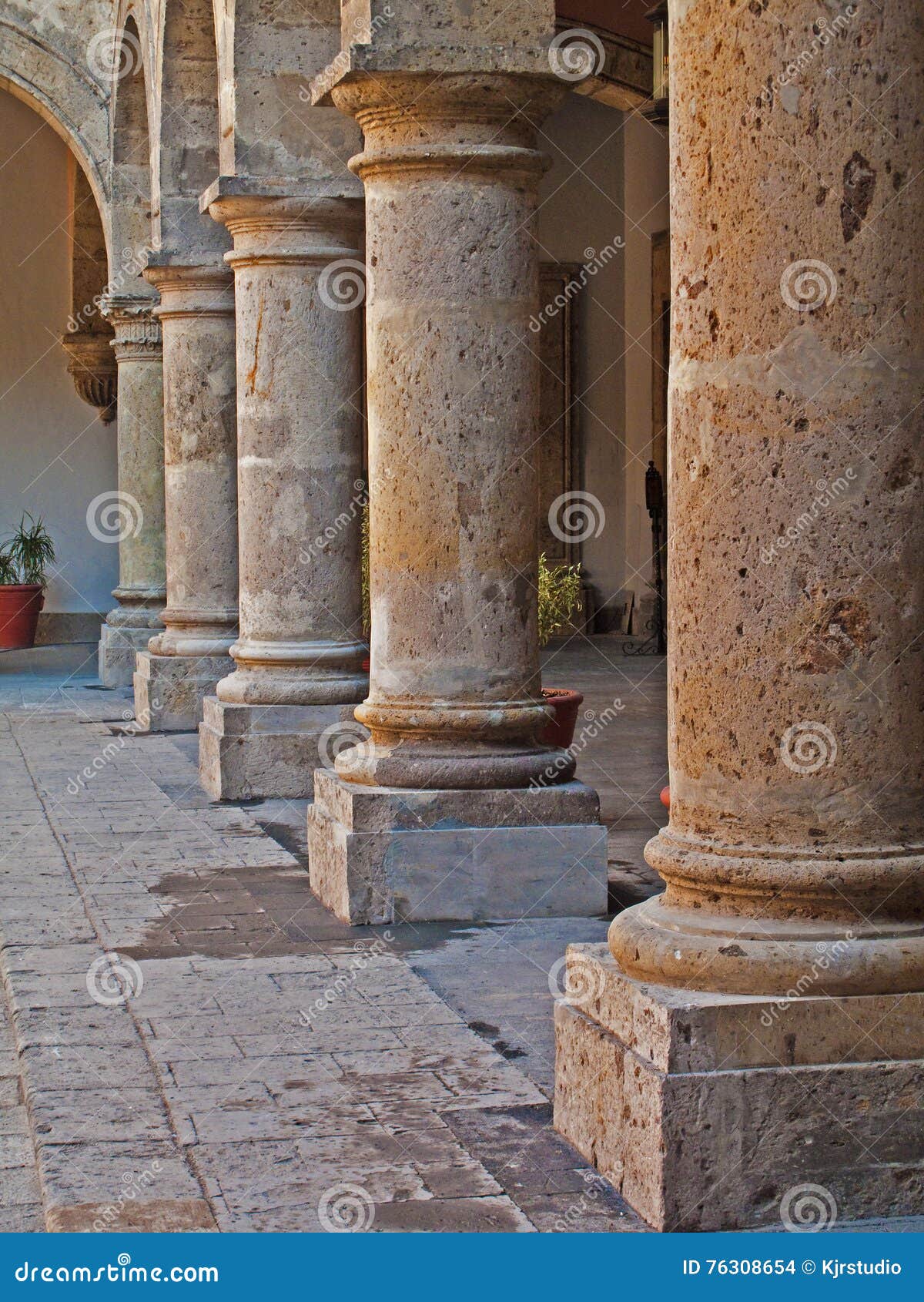 Ancient pillars stock photo. Image of antiquities, mediterranean - 76308654