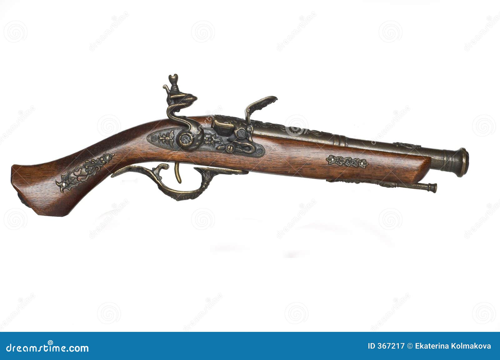 Ancient pistol stock image. Image of model, shooter, history - 367217