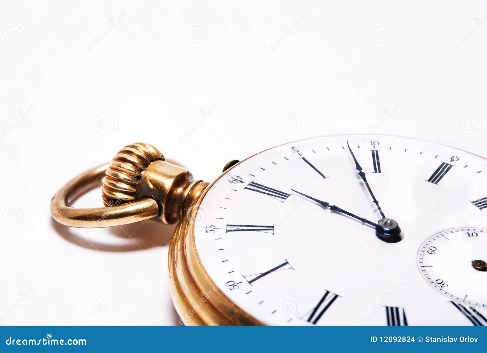 Ancient Pocket Watch Close Up Stock Photo - Image of second, bronze ...