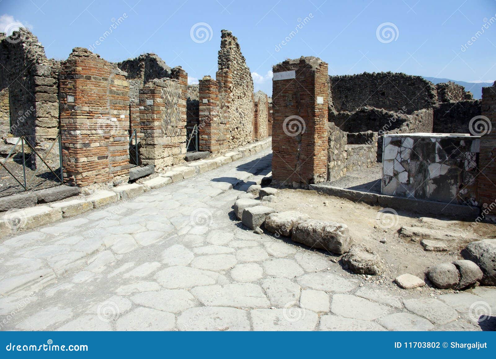The ancient Pompei, Italy stock photo. Image of pompei - 11703802