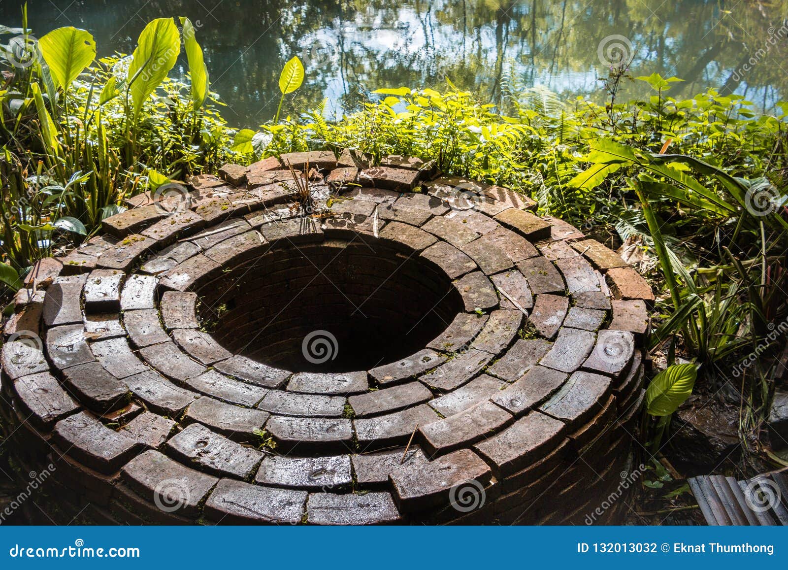 Ancient pond stock photo. Image of history, lake, landscape - 132013032