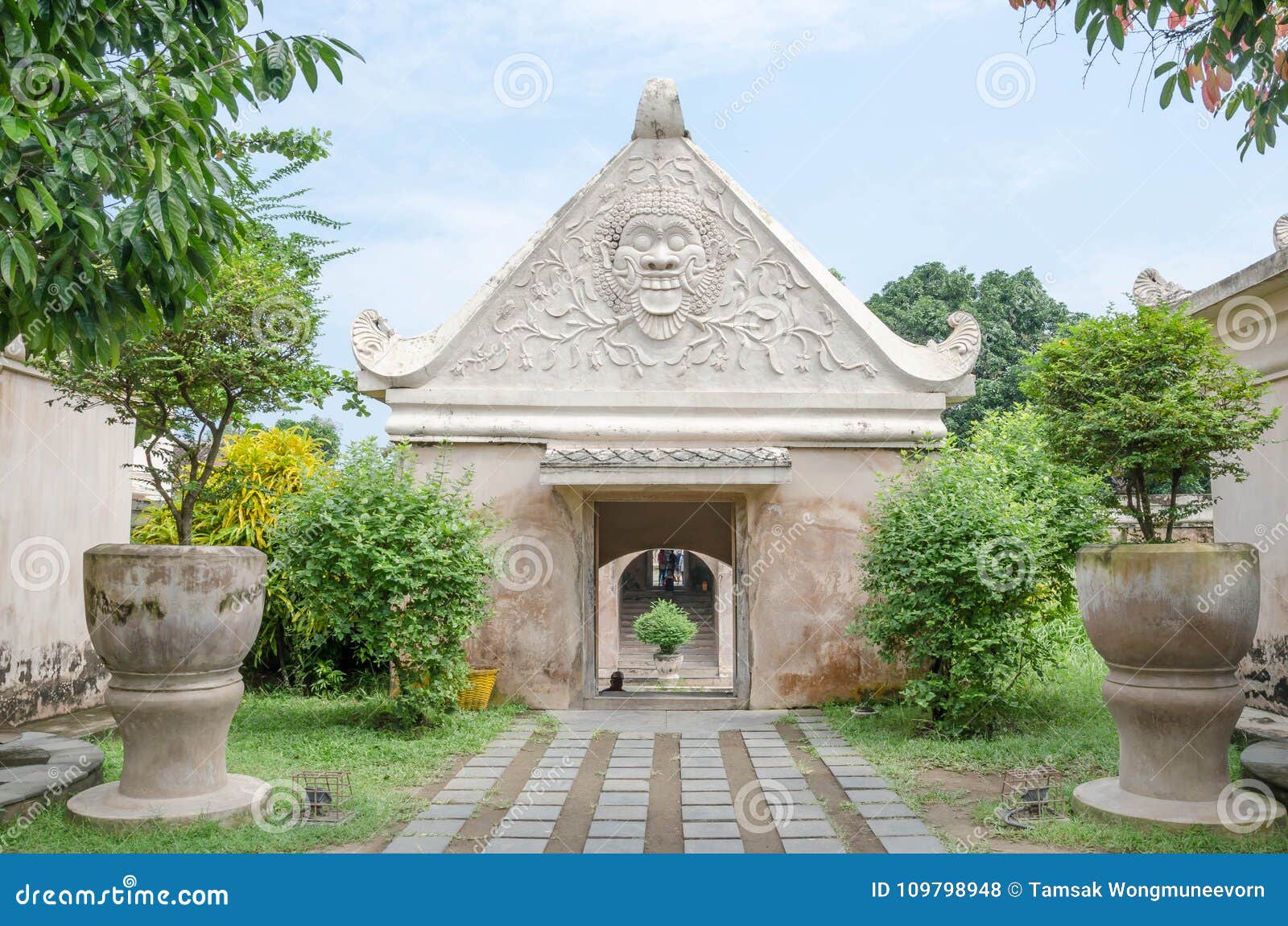 Ancient Pool at Taman Sari Water Castle Yogyakarta, Java, Indon ...