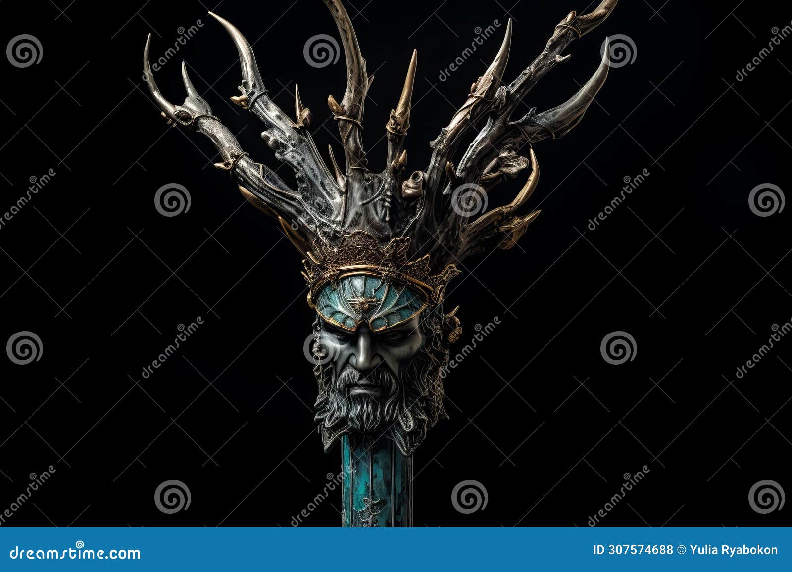 Ancient Poseidon Trident. Generate Ai Stock Photo - Image of poseidon ...