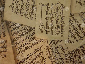 Ancient post-its stock image. Image of written, detail - 309791