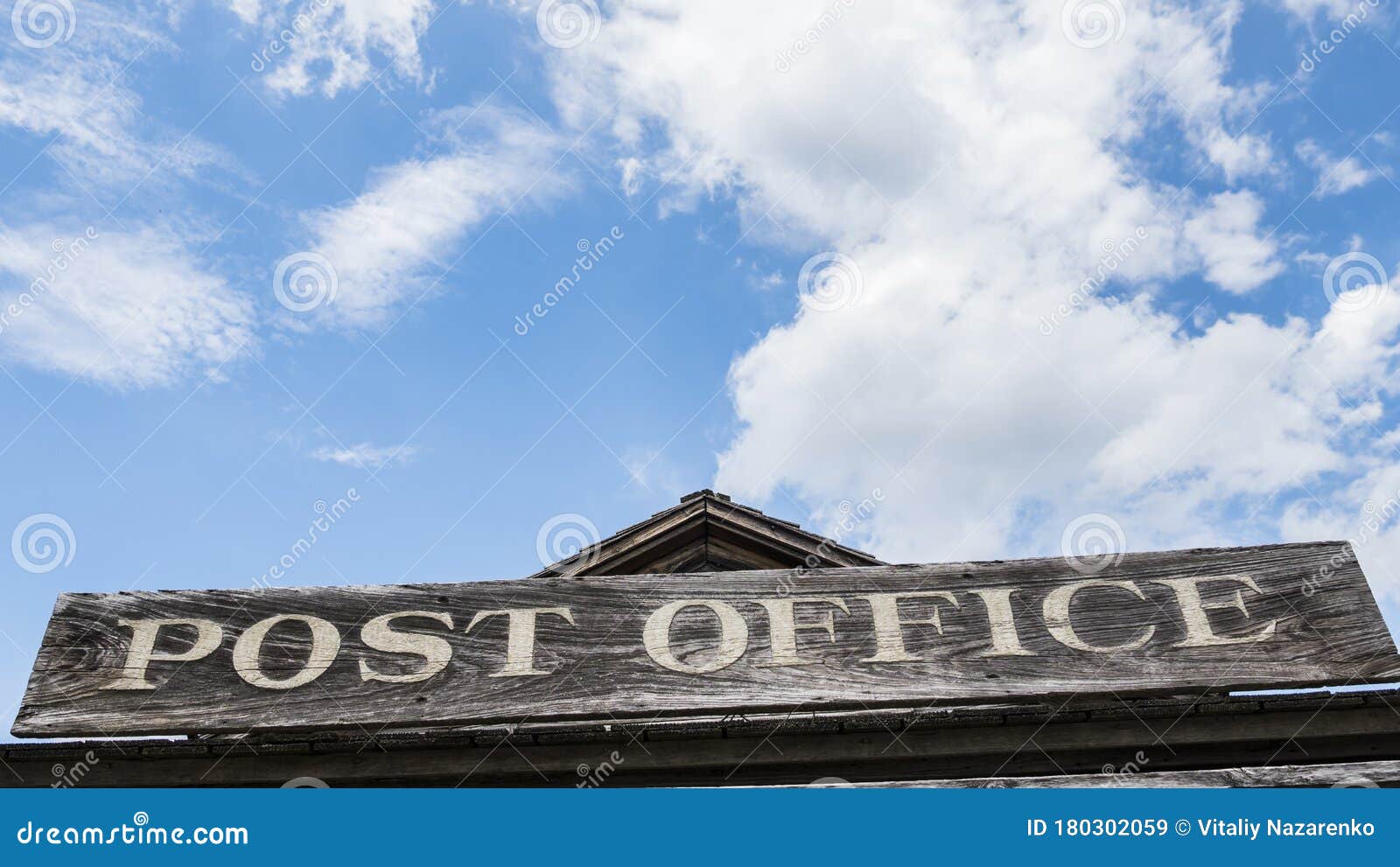 Ancient Post Office from the Wild West Stock Image - Image of america ...