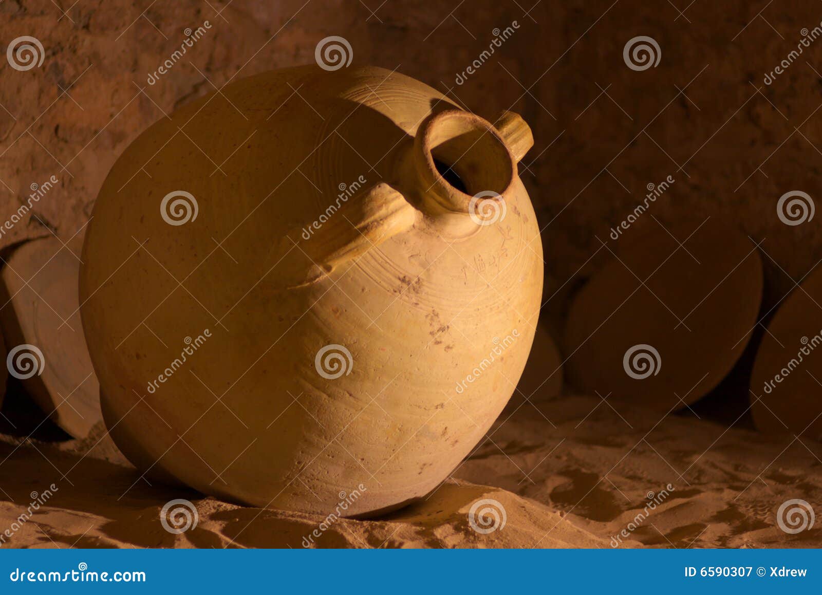 Ancient pot stock image. Image of close, cone, clay, africa - 6590307