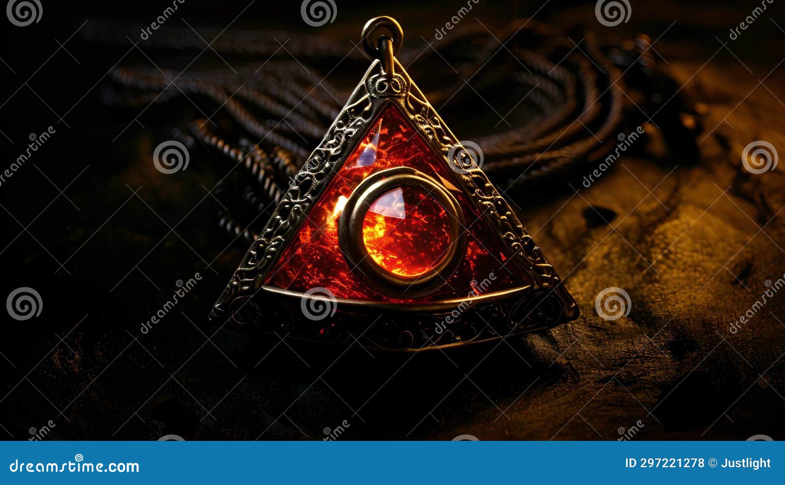 An Ancient Powerful Amulet. Its Shape is Stock Footage - Video of ...