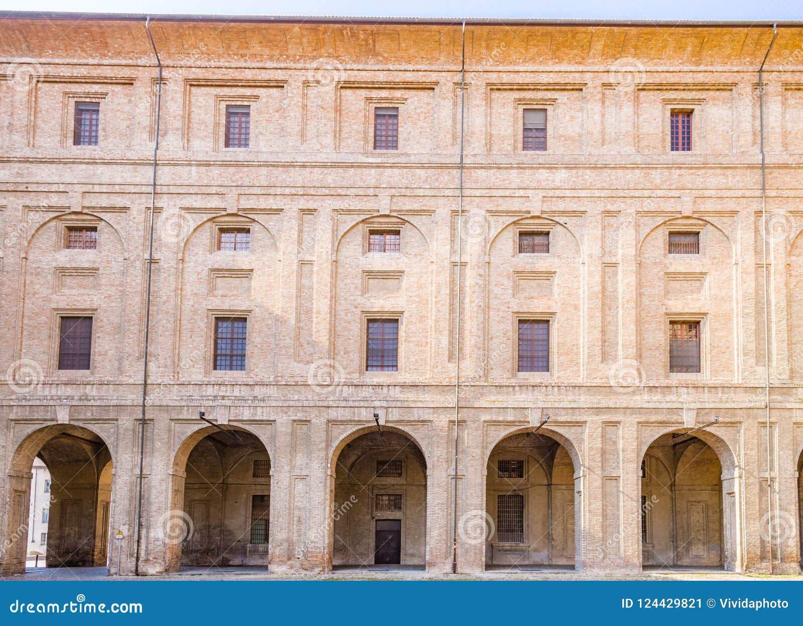 Masonry arches stock image. Image of tourism, powerful - 124429821