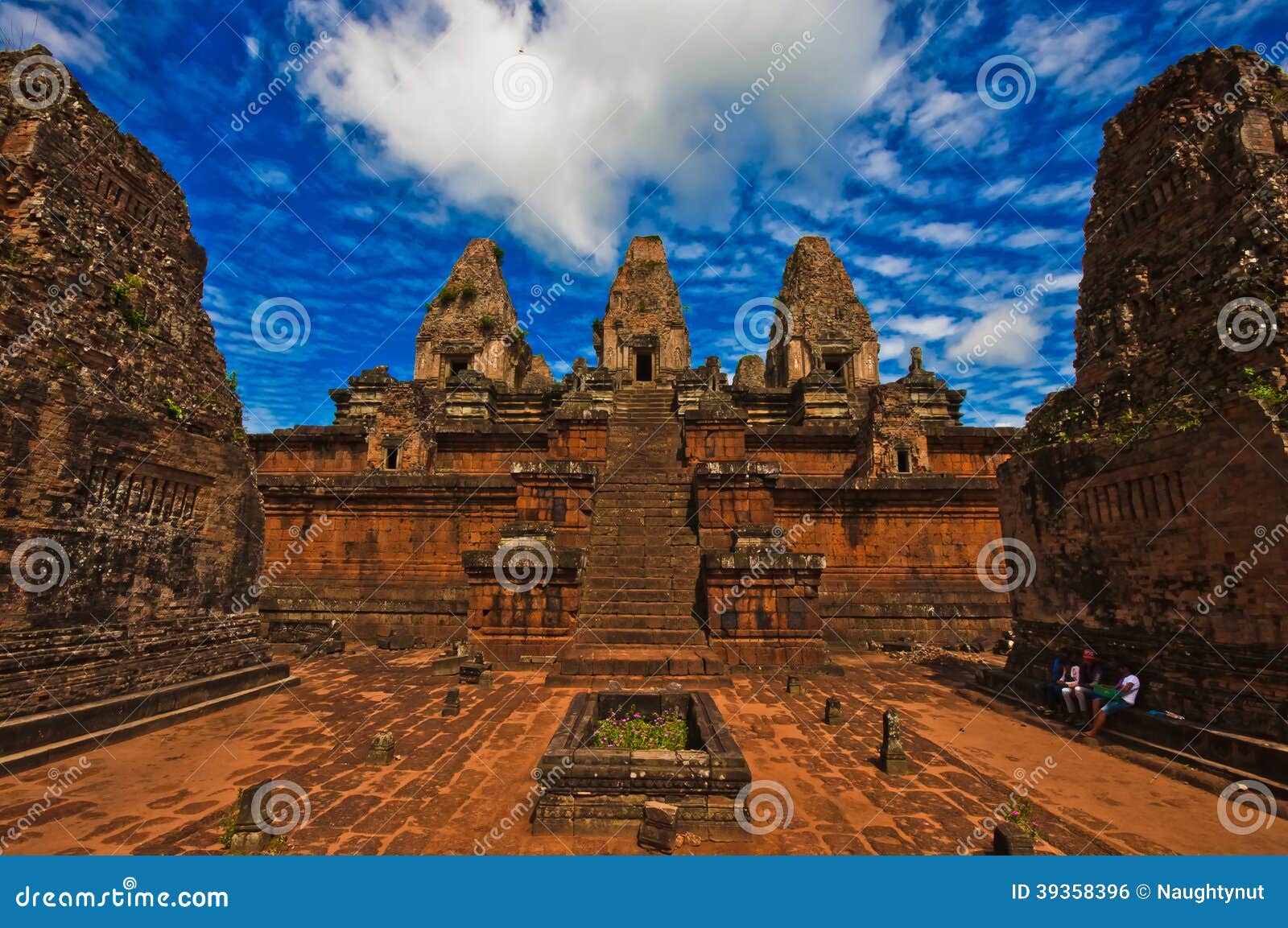 Ancient Pre Rup Temple in Angkor Stock Photo - Image of nature ...