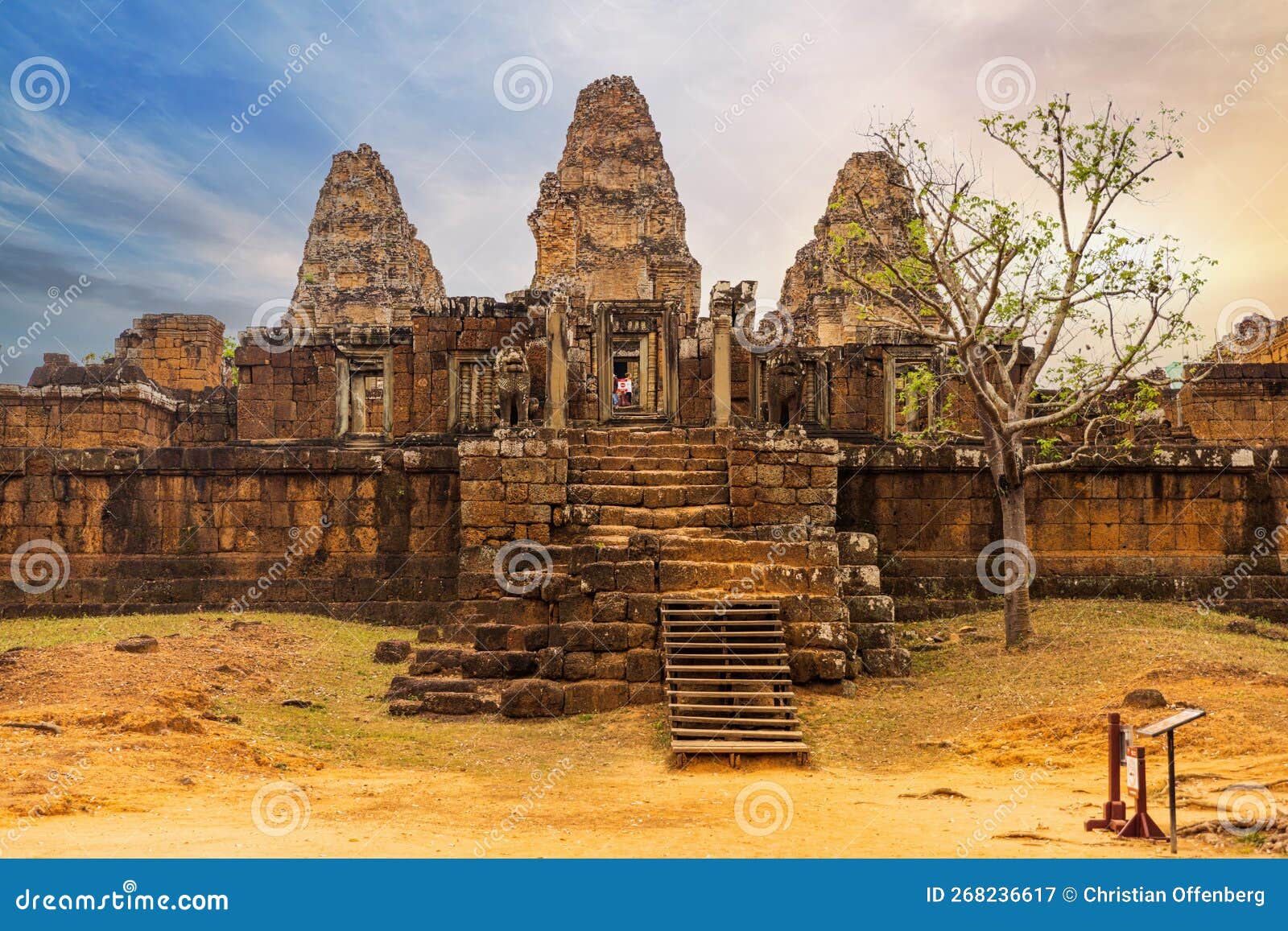 Ancient Pre Rup Temple, Cambodia Stock Image - Image of religion, asian ...