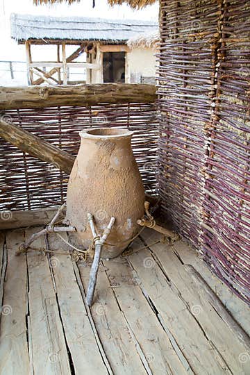 Ancient prehistoric pot stock photo. Image of culture - 49081264