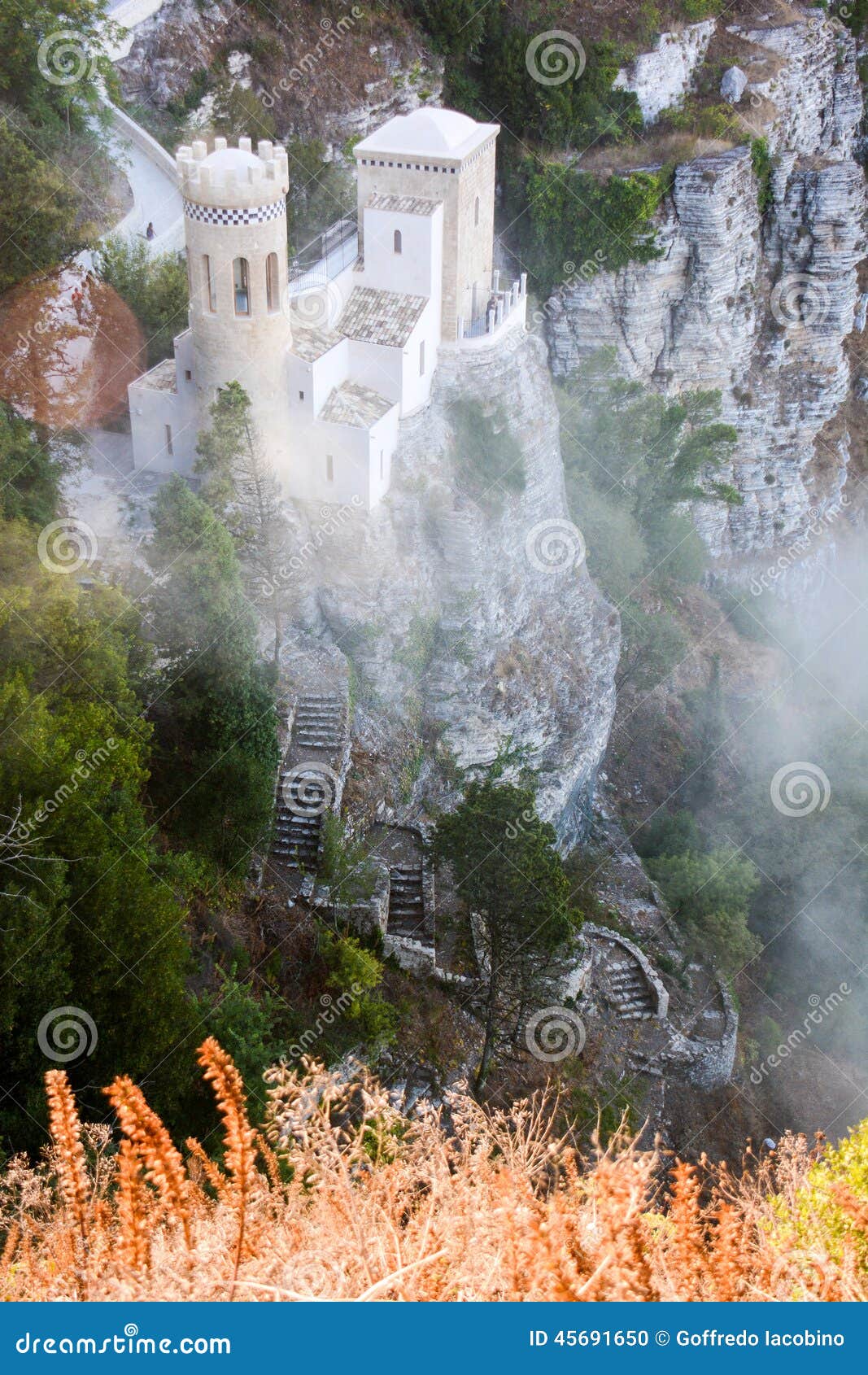 Ancient Princess Castle With Love Tower Stock Photo | CartoonDealer.com ...