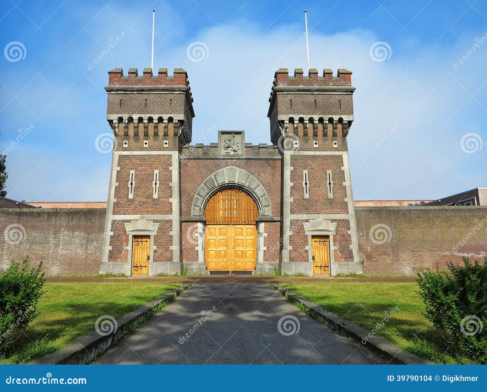 Ancient Prison Gate stock photo. Image of fear, dark - 39790104