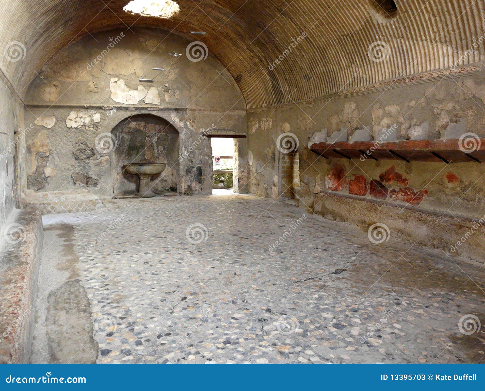Ancient Public Baths At The Ancient Roman C Stock Photos - Image: 13395703