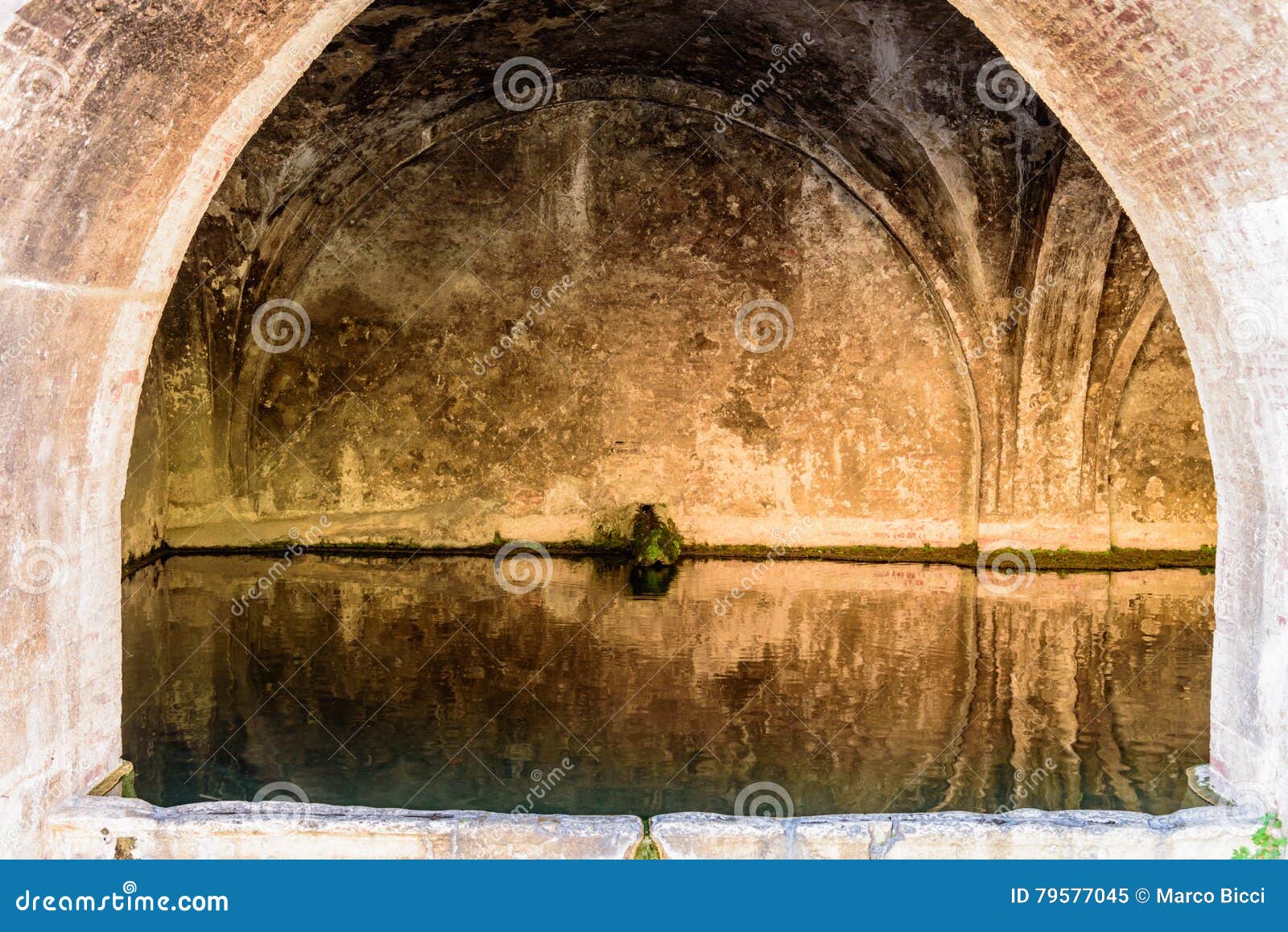 An Ancient Public Source of the City of Siena Stock Image - Image of ...