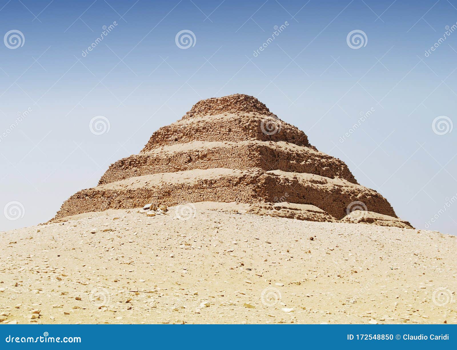 The Ancient Pyramid of Sakkara. Also Known As: Step Pyramid, the First ...