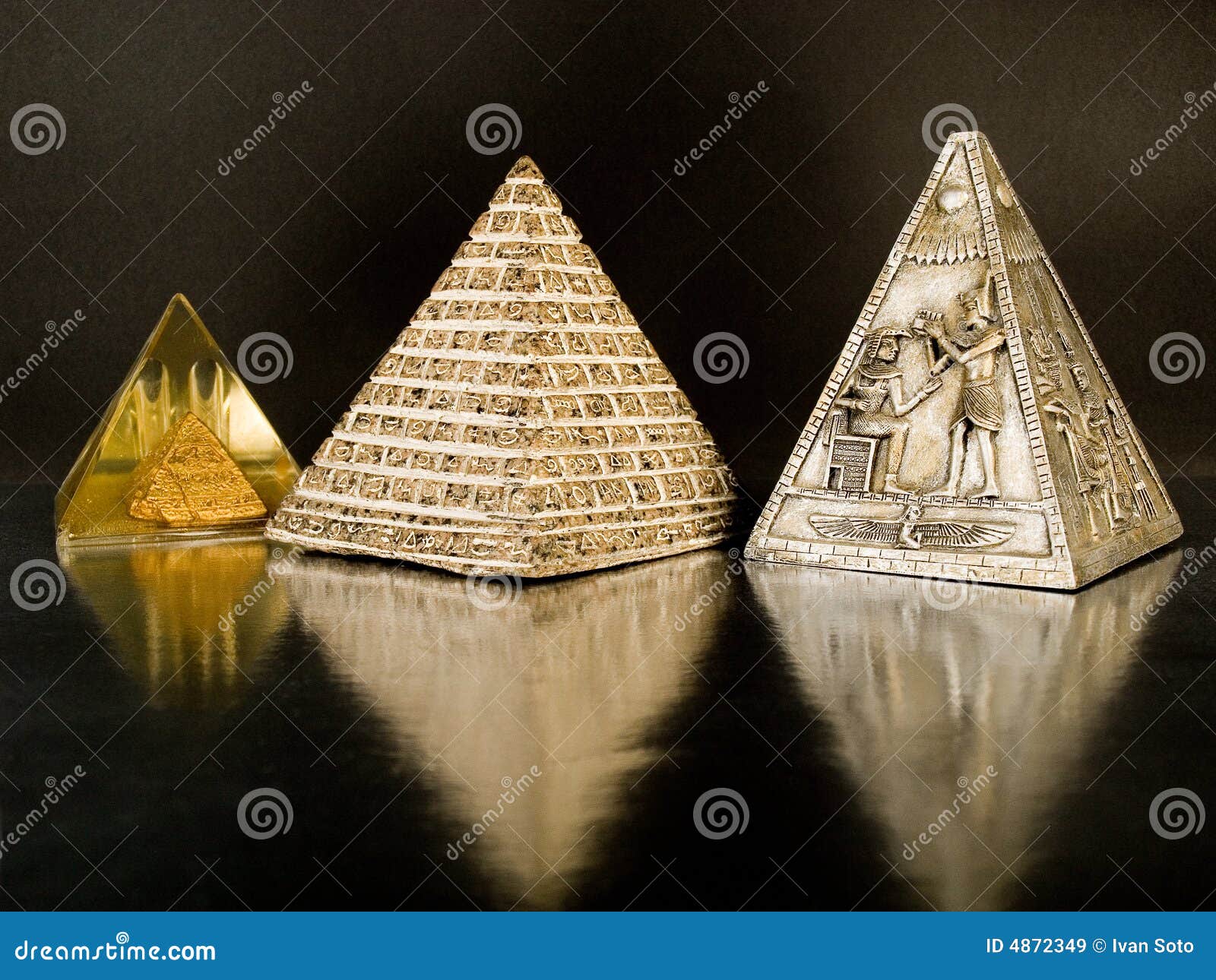 Ancient pyramids stock image. Image of poster, calligraphy - 4872349
