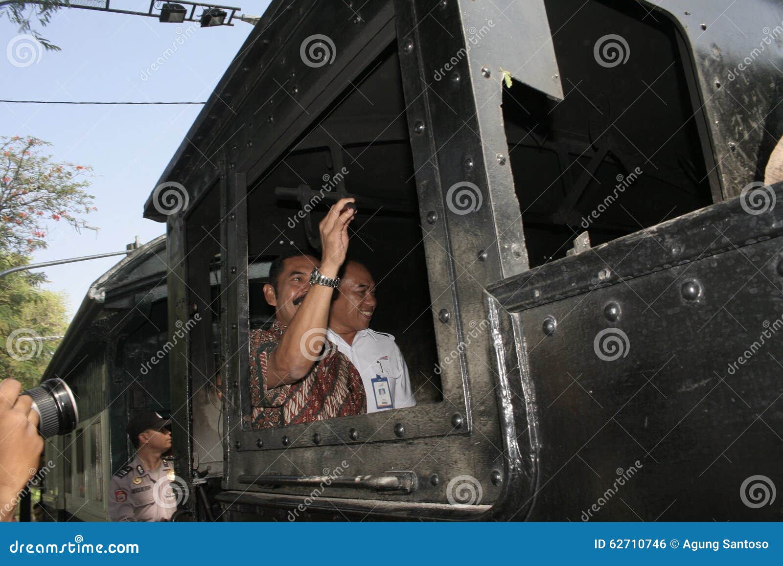 Ancient and Rail Transportation Decker Bus in the City of Solo, Central ...