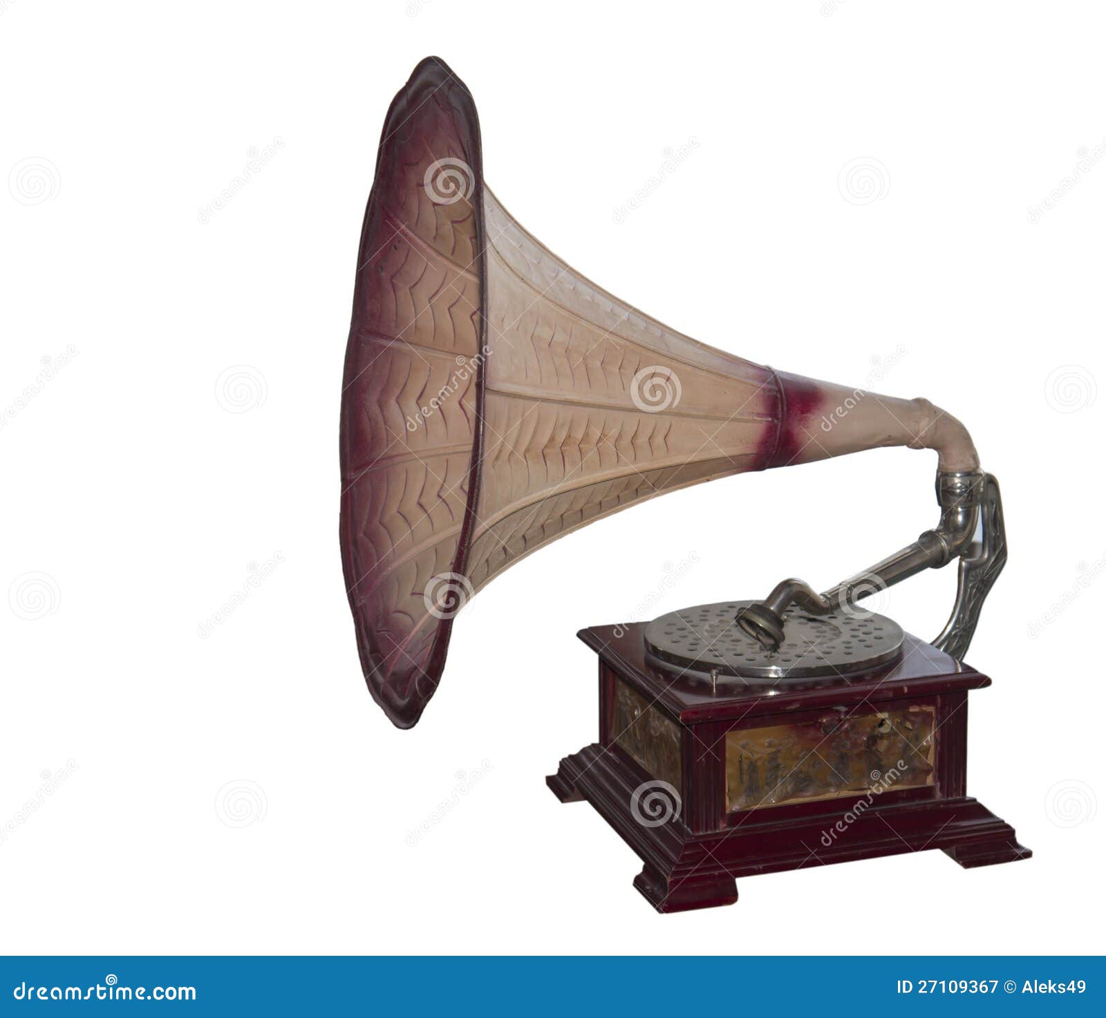 Ancient record player stock image. Image of paintings - 27109367