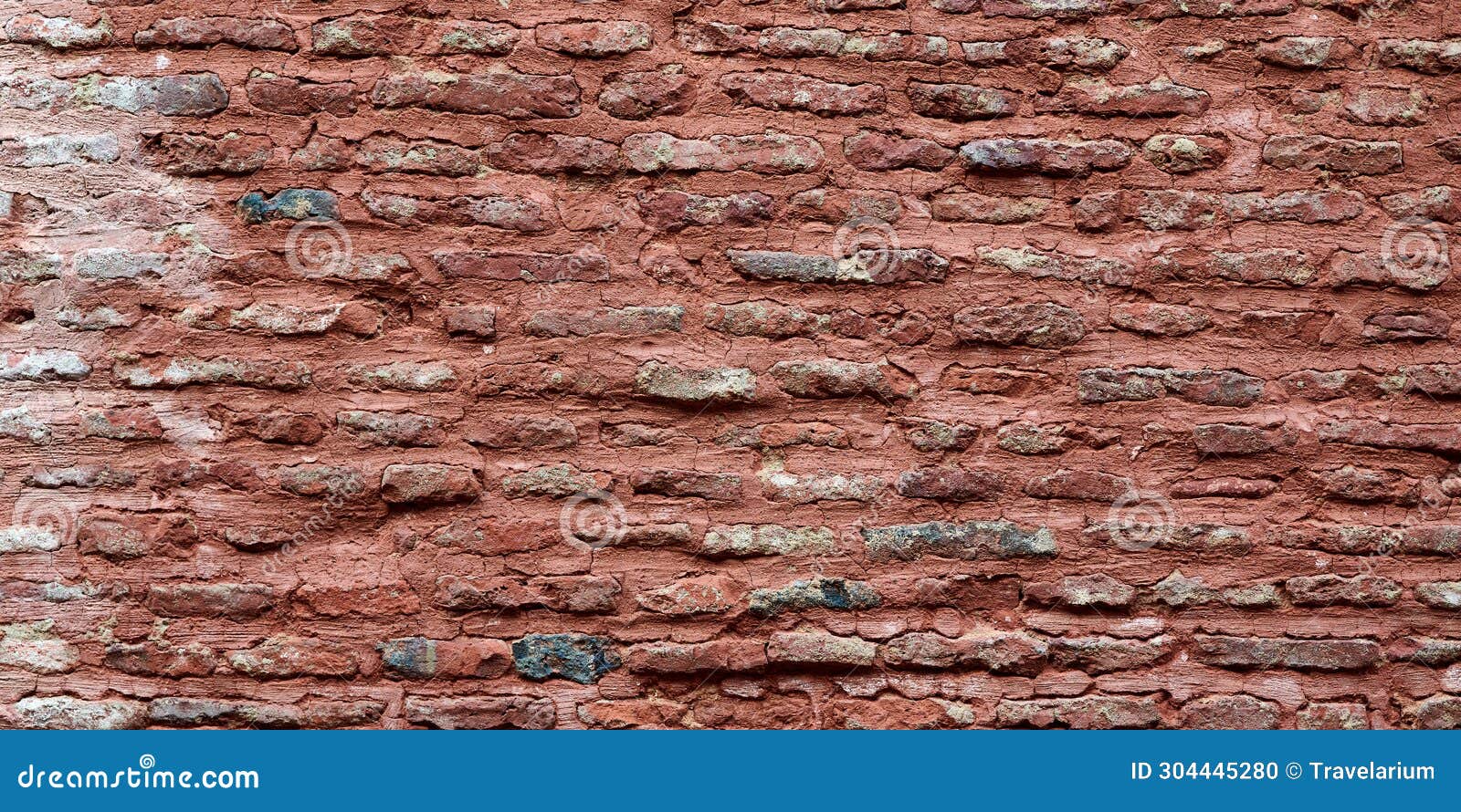 Ancient Red Brick Wall of Old House Exterior, Red Brick Texture on ...