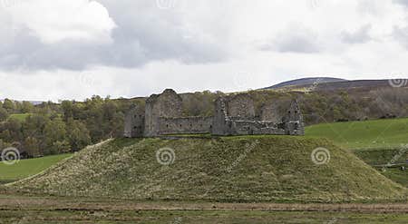 Ancient Relic of a Building on a Mound Stock Image - Image of stones ...
