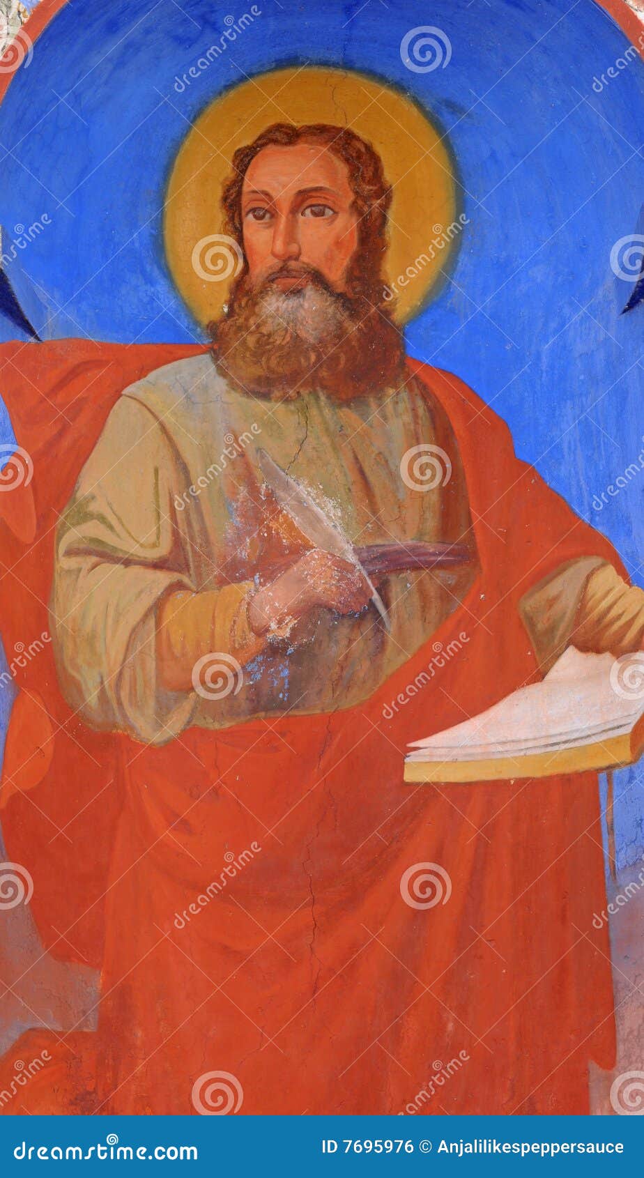 Ancient religious painting stock photo. Image of ancient - 7695976