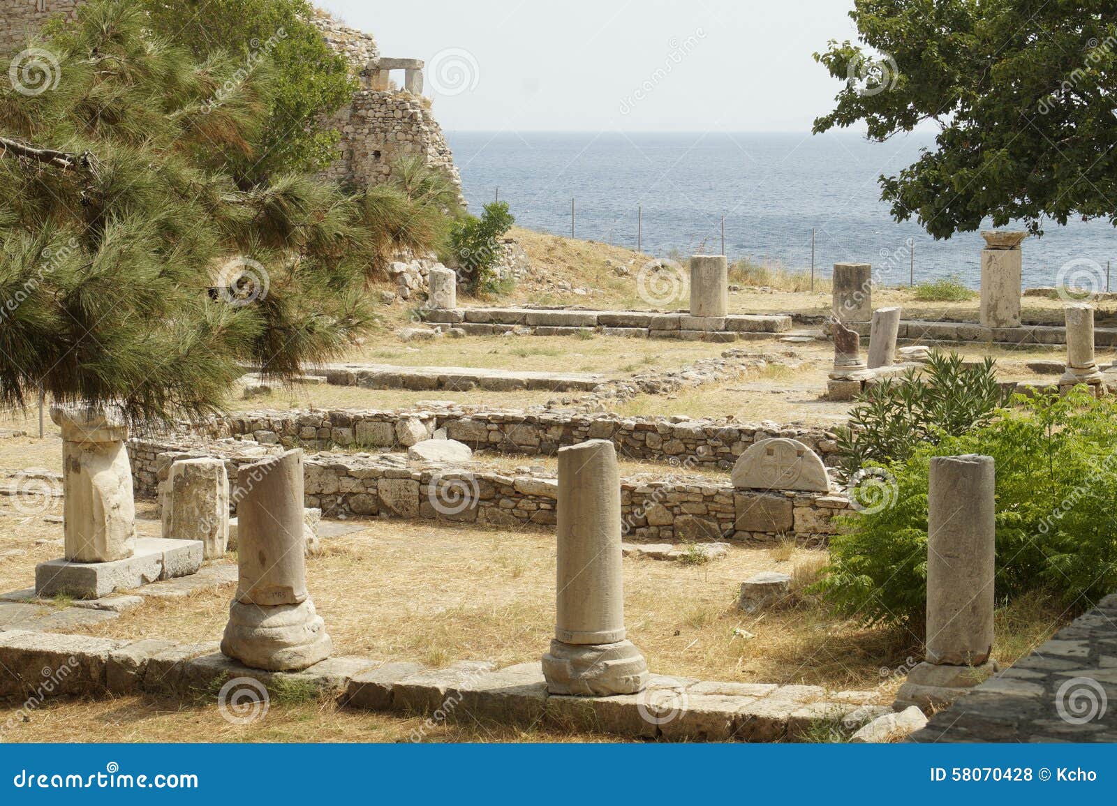 Ancient remains greek stock photo. Image of city, rest - 58070428