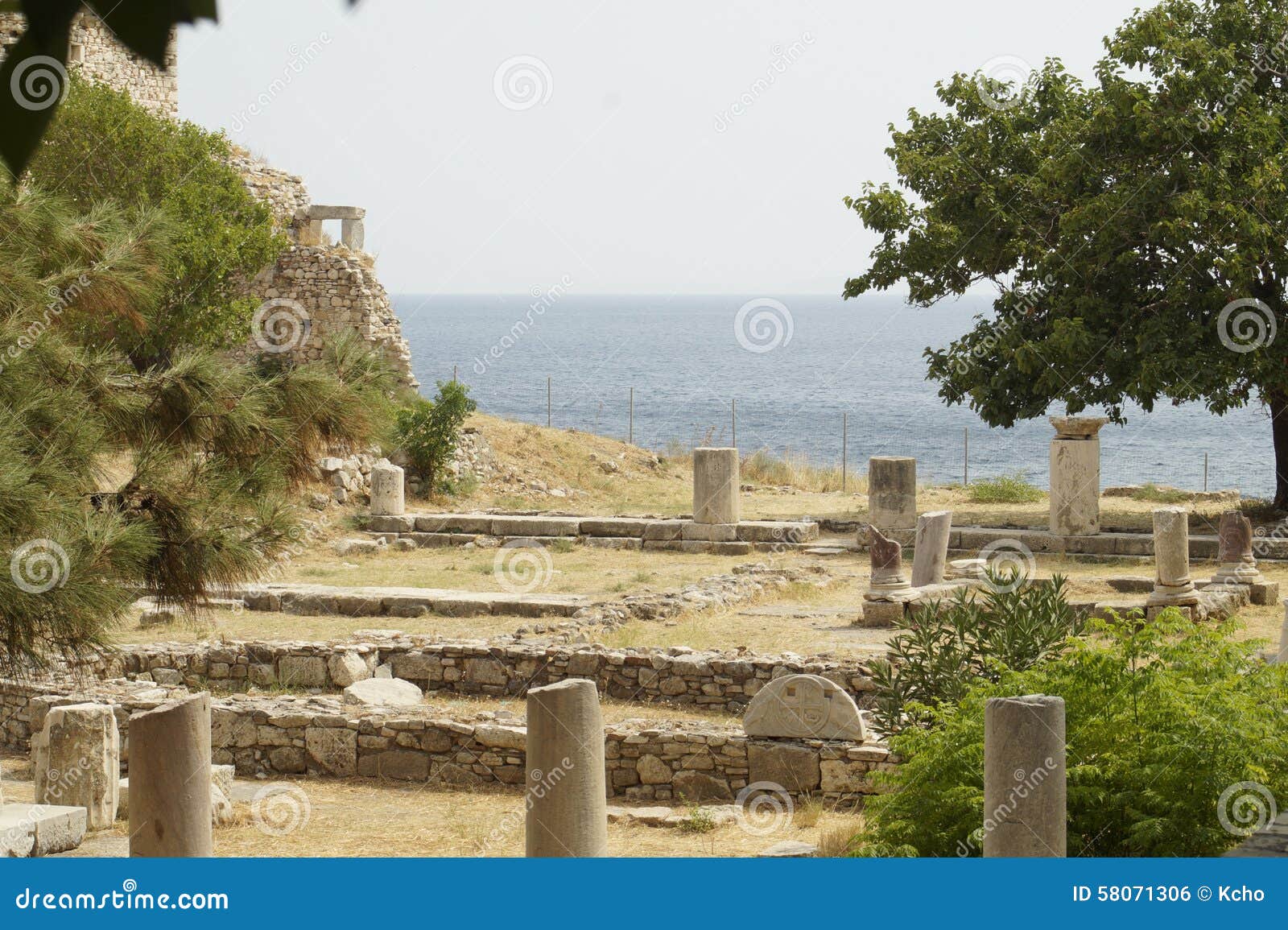 Ancient remains greek stock photo. Image of island, relic - 58071306