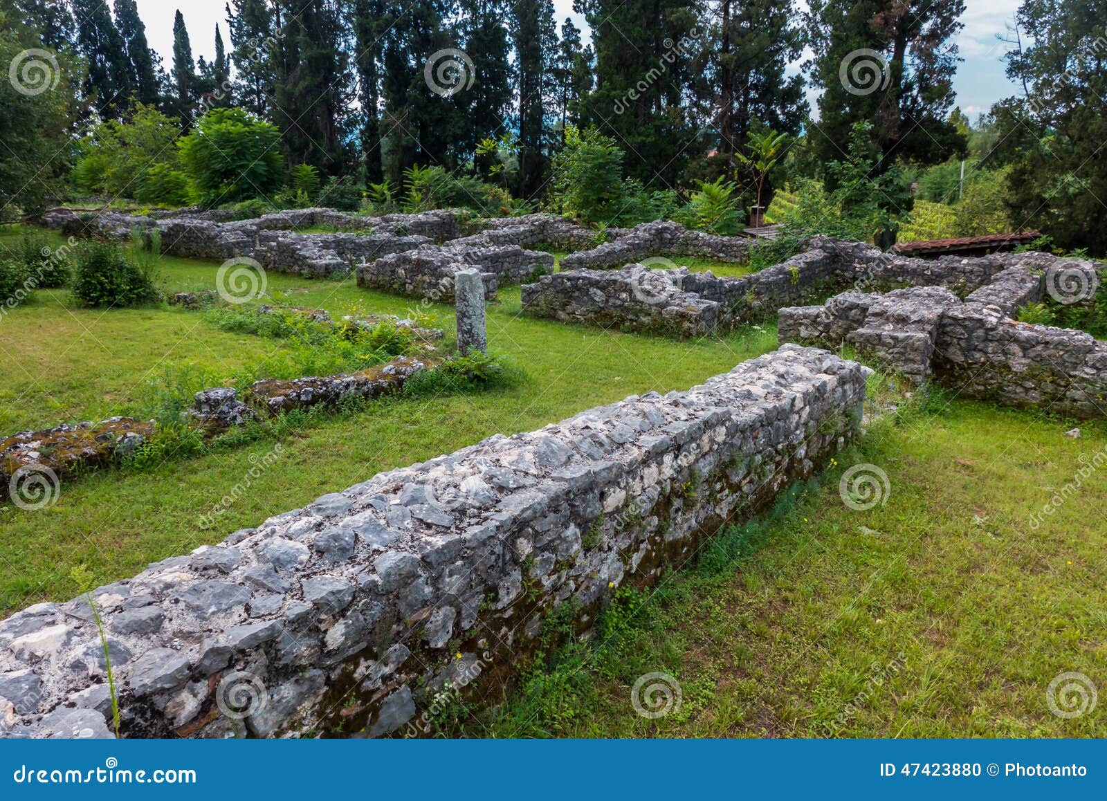 Ancient remains stock photo. Image of architecture, settlement - 47423880