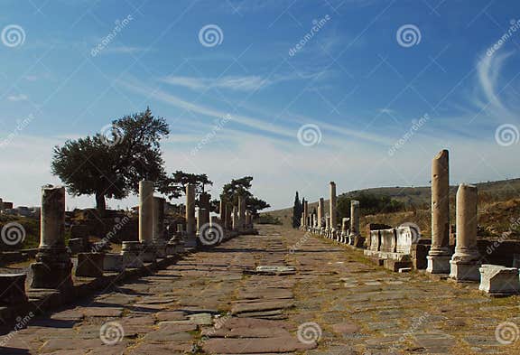 Ancient Road stock image. Image of pillars, ancient, approach - 23449669