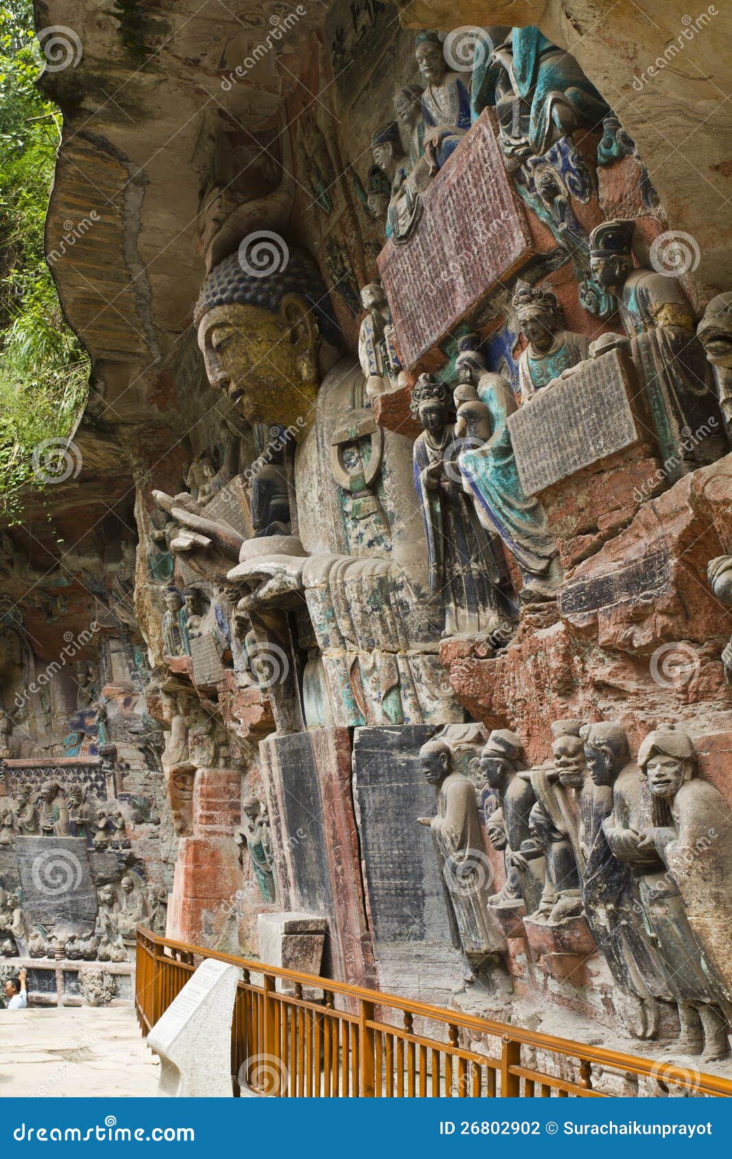 Ancient Rock Carving of China Stock Photo - Image of imagine, peace ...