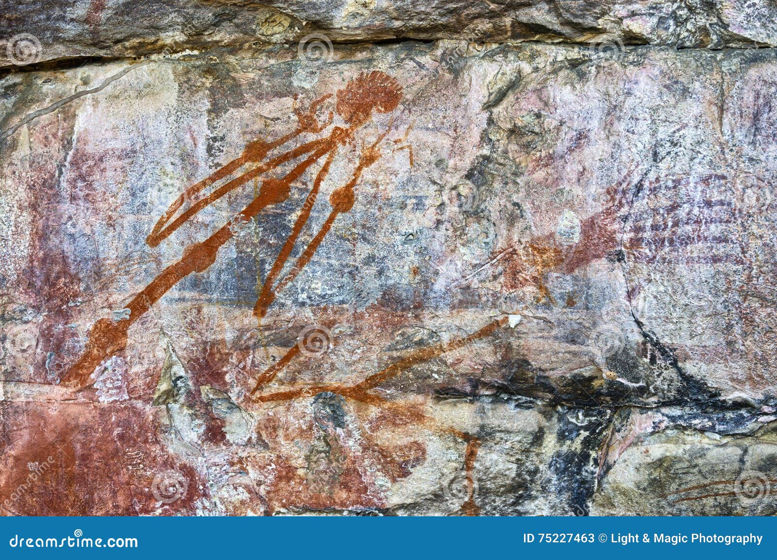 Ancient rock drawing stock image. Image of territories - 75227463