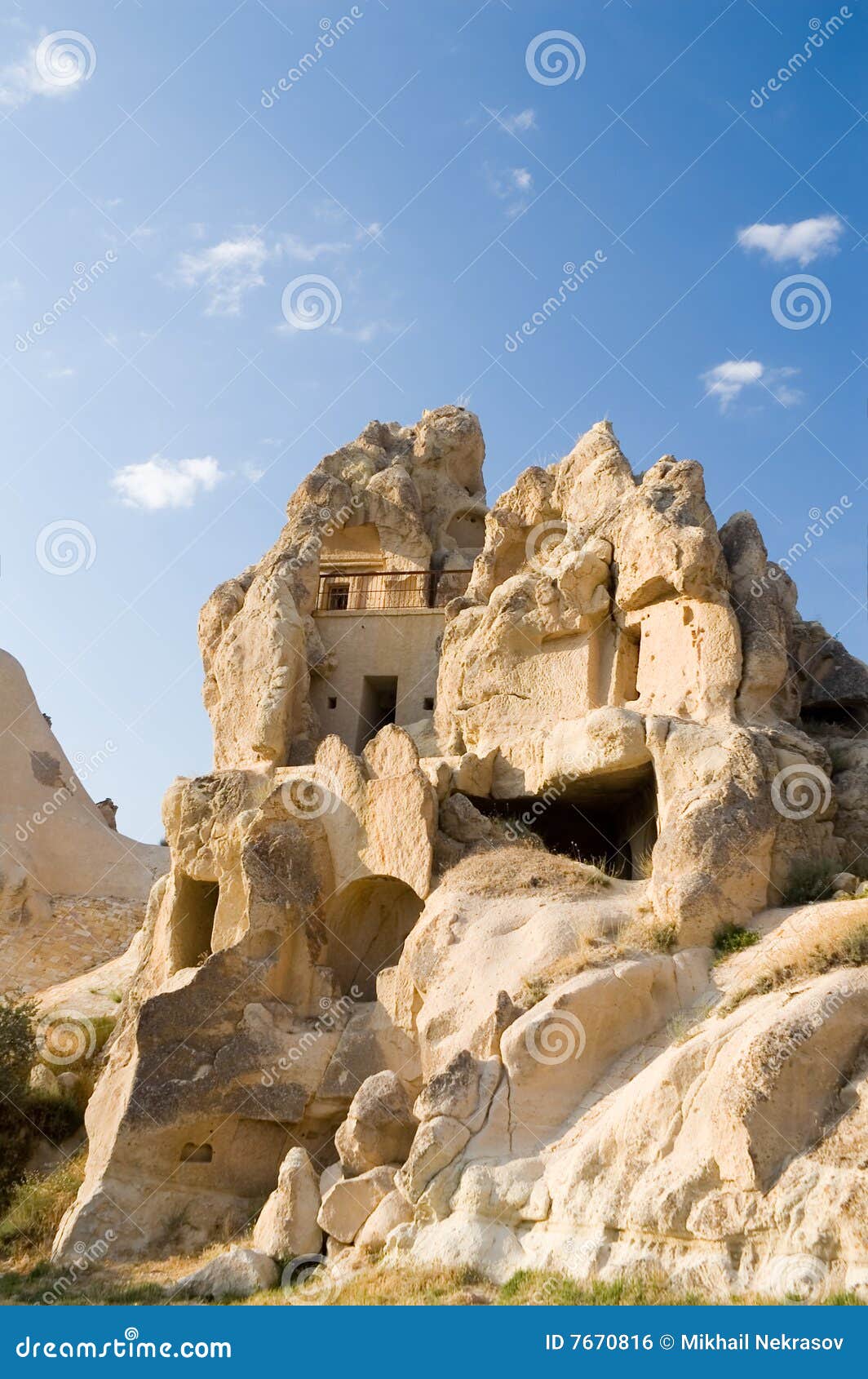 Ancient Rock House Near Goreme Stock Photo - Image of goreme, holiday ...