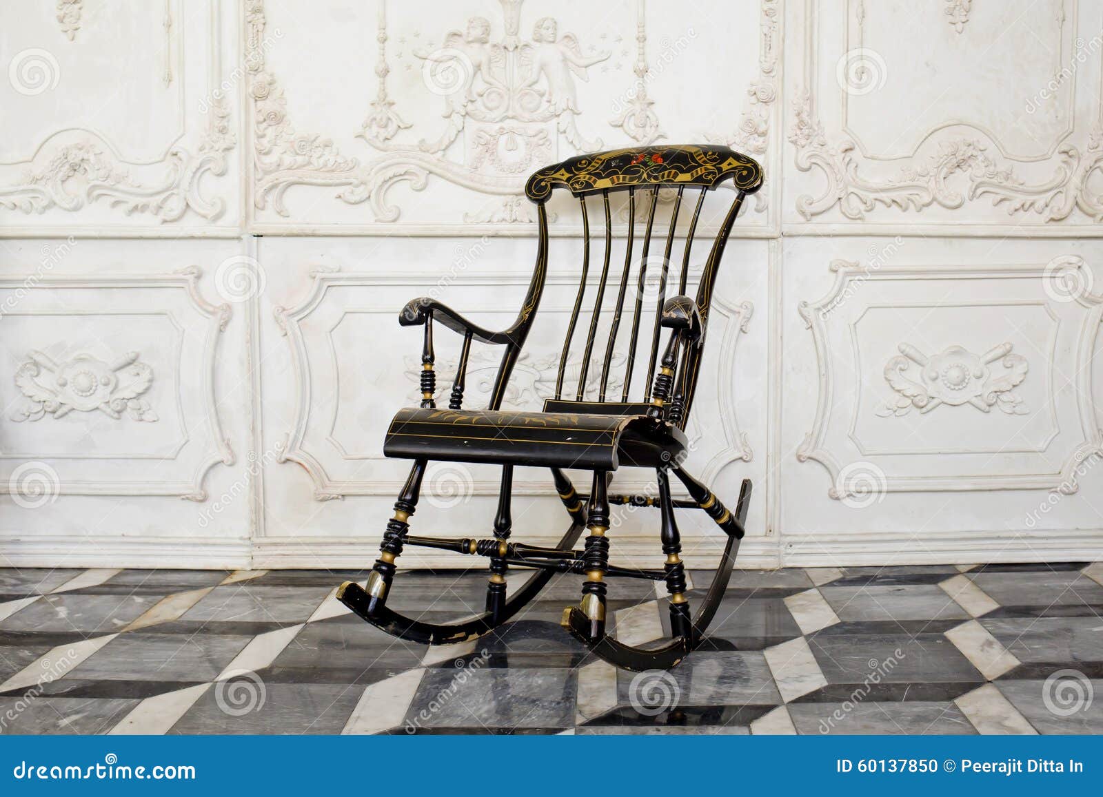 Ancient rocking chair editorial image. Image of isolated - 60137850