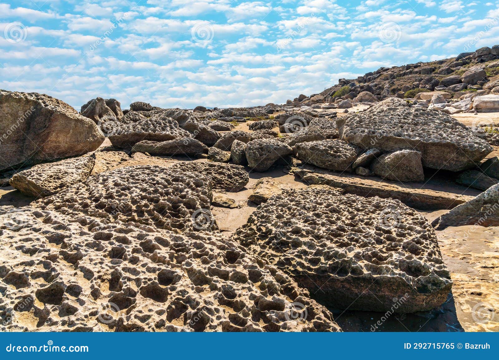Ancient Rocks on the Sea Coast. Nature Wallpaper Stock Image - Image of ...