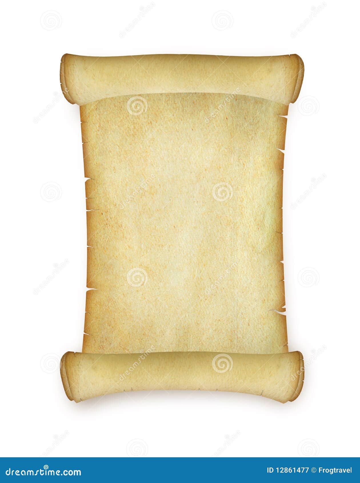 Ancient roll manuscript stock illustration. Illustration of fashioned ...