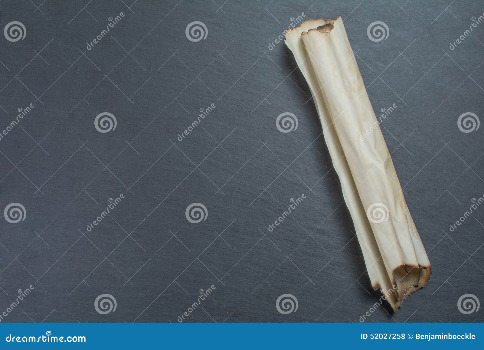 Ancient Roll of Paper and Ancient Paper Stock Photo - Image of papyrus ...