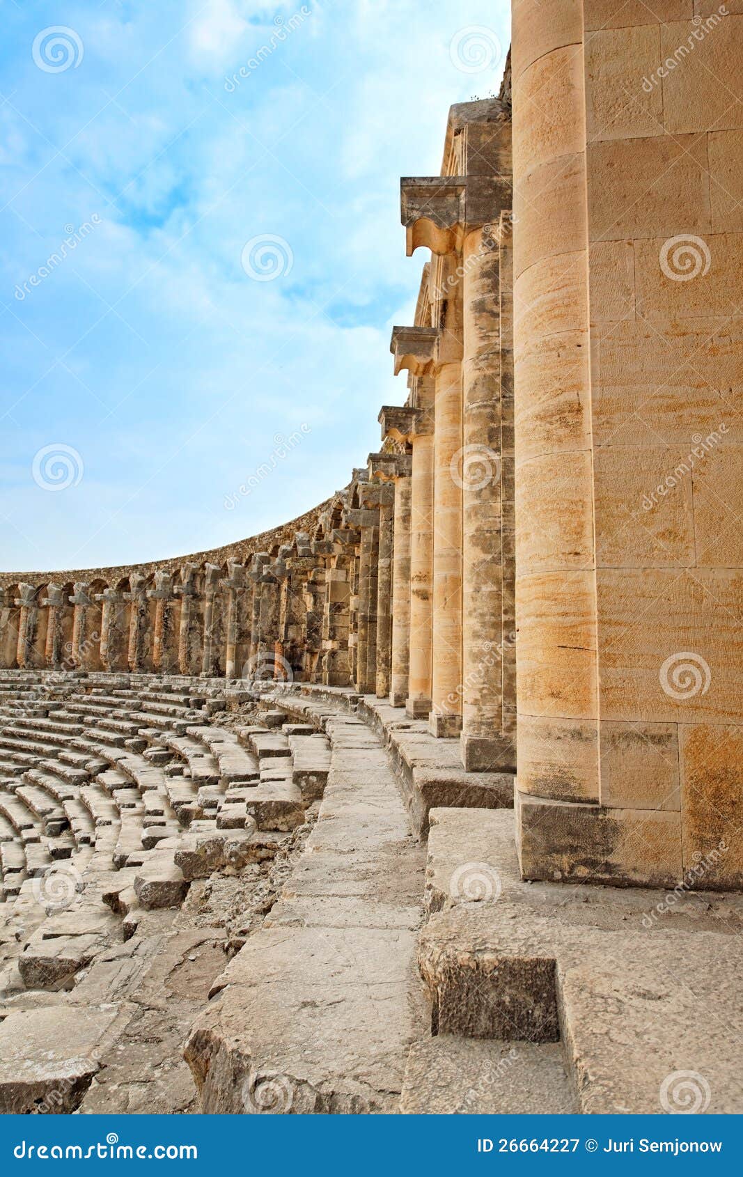 Old Amphitheater Aspendos In Antalya, Turkey Royalty-Free Stock Image ...