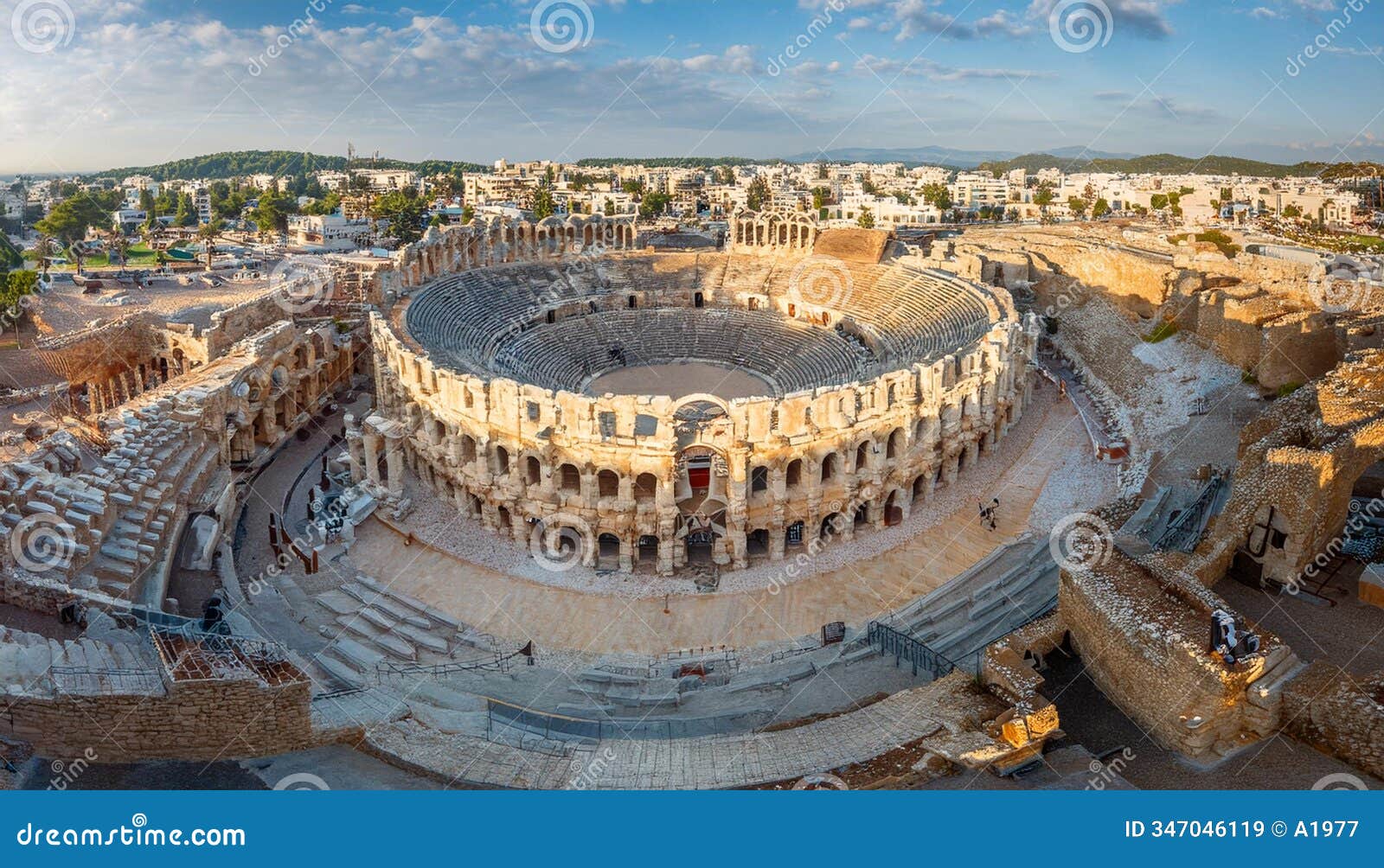 Roman Amphitheatre Perspective, AI Generated Royalty-Free Stock ...