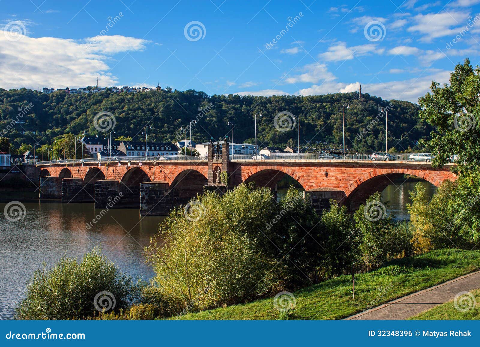 Ancient Roman Bridge in Trier Stock Photo - Image of trier, tourism ...