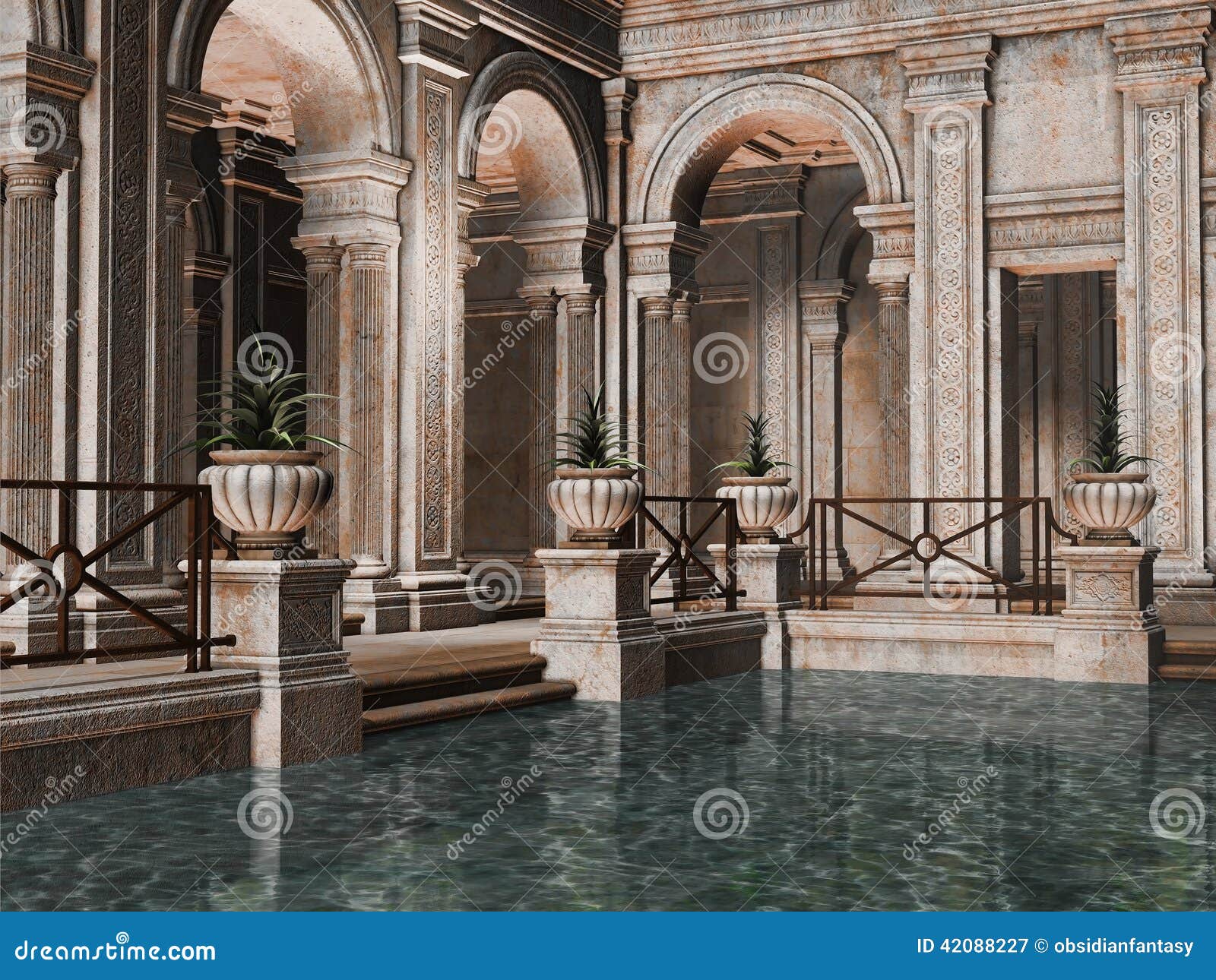 Ancient Roman Pool Stock Illustrations – 73 Ancient Roman Pool Stock ...