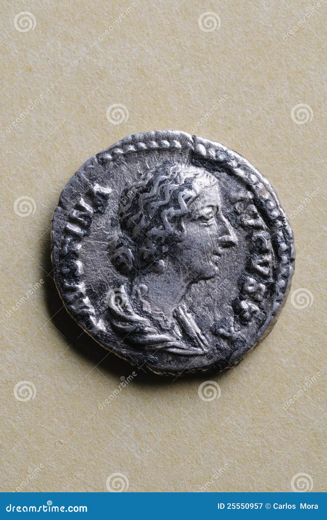 Ancient Roman coin editorial photography. Image of archeology - 25550957