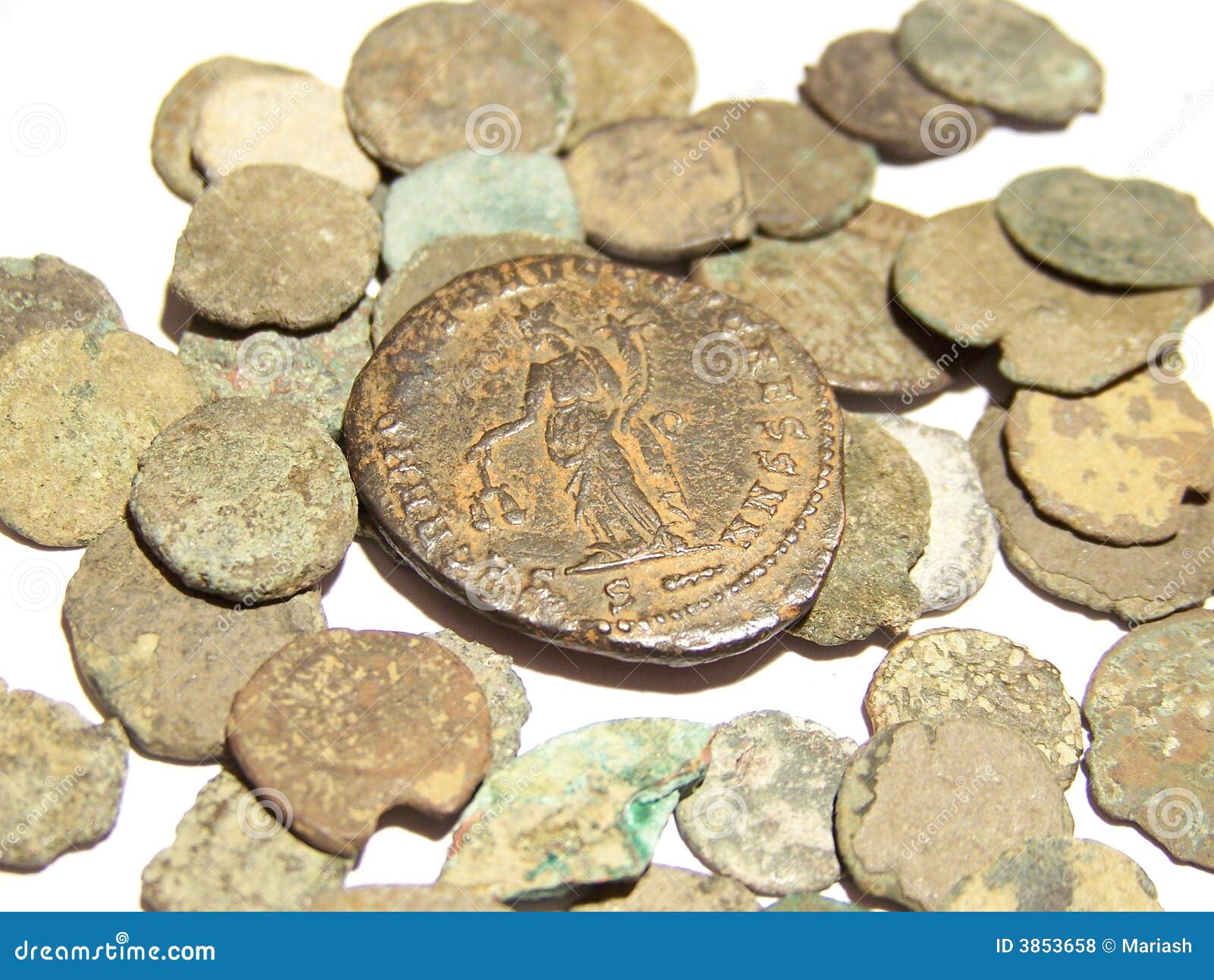Ancient Roman Columns Of Ancient Rome On The Territory Of The Vatican ...