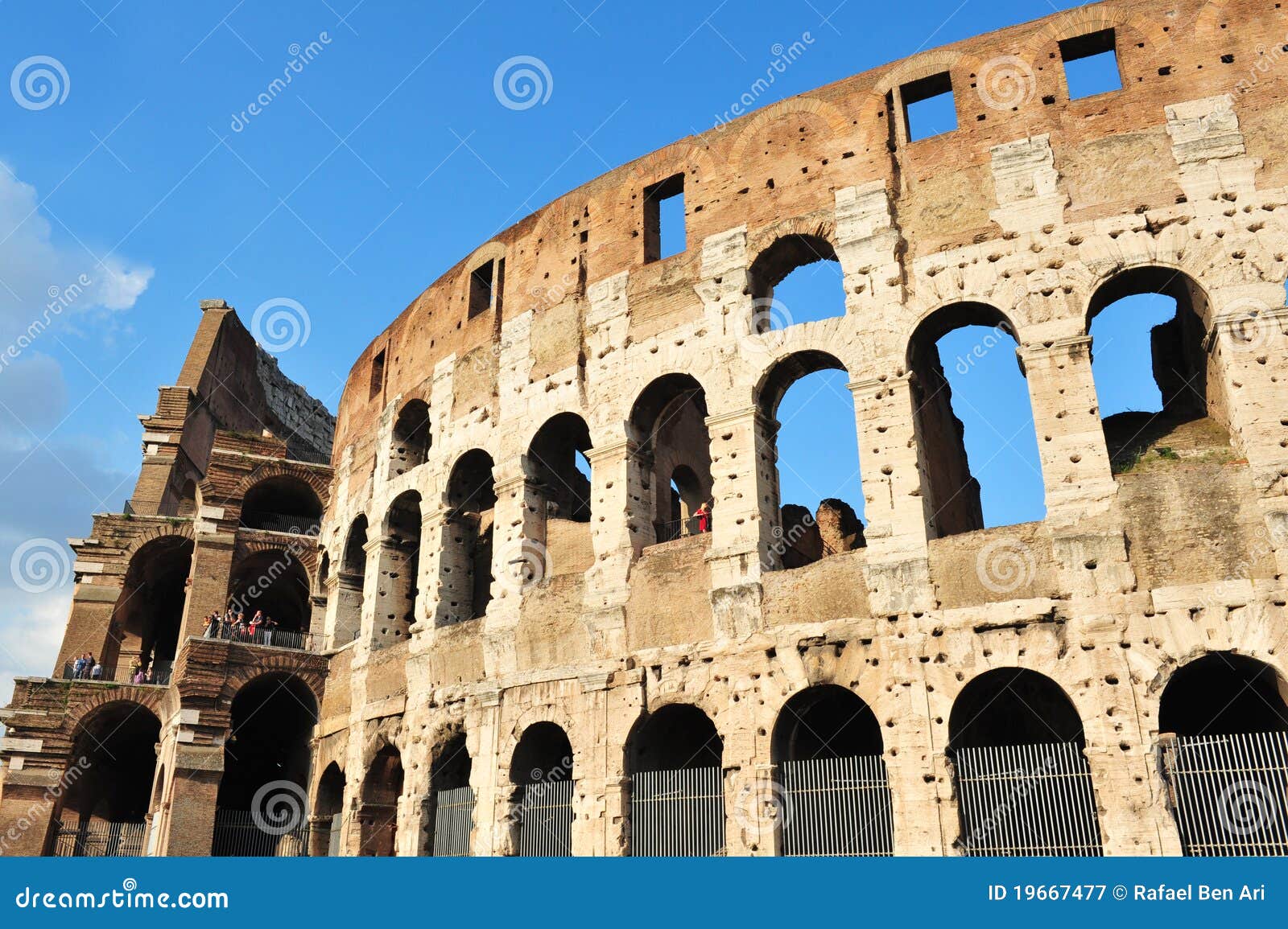 Ancient Roman Colosseum stock image. Image of historical - 19667477