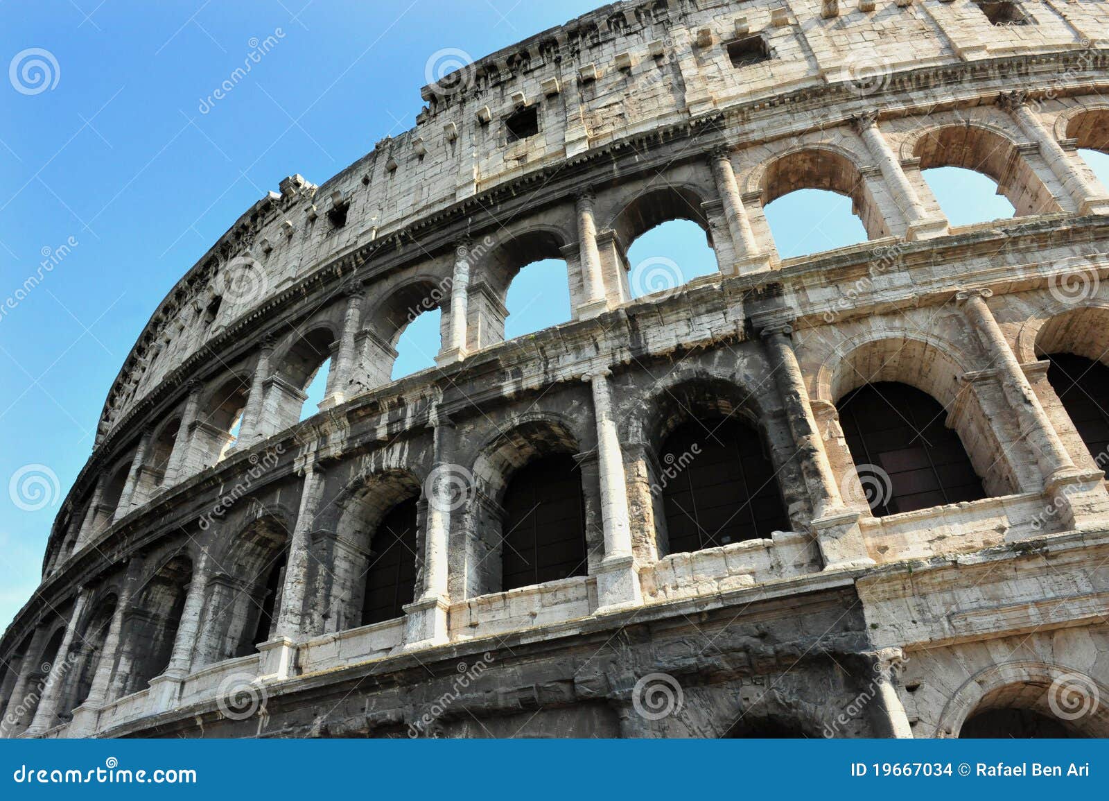 Ancient Roman Colosseum in Rome, Italy Stock Photo - Image of arena ...