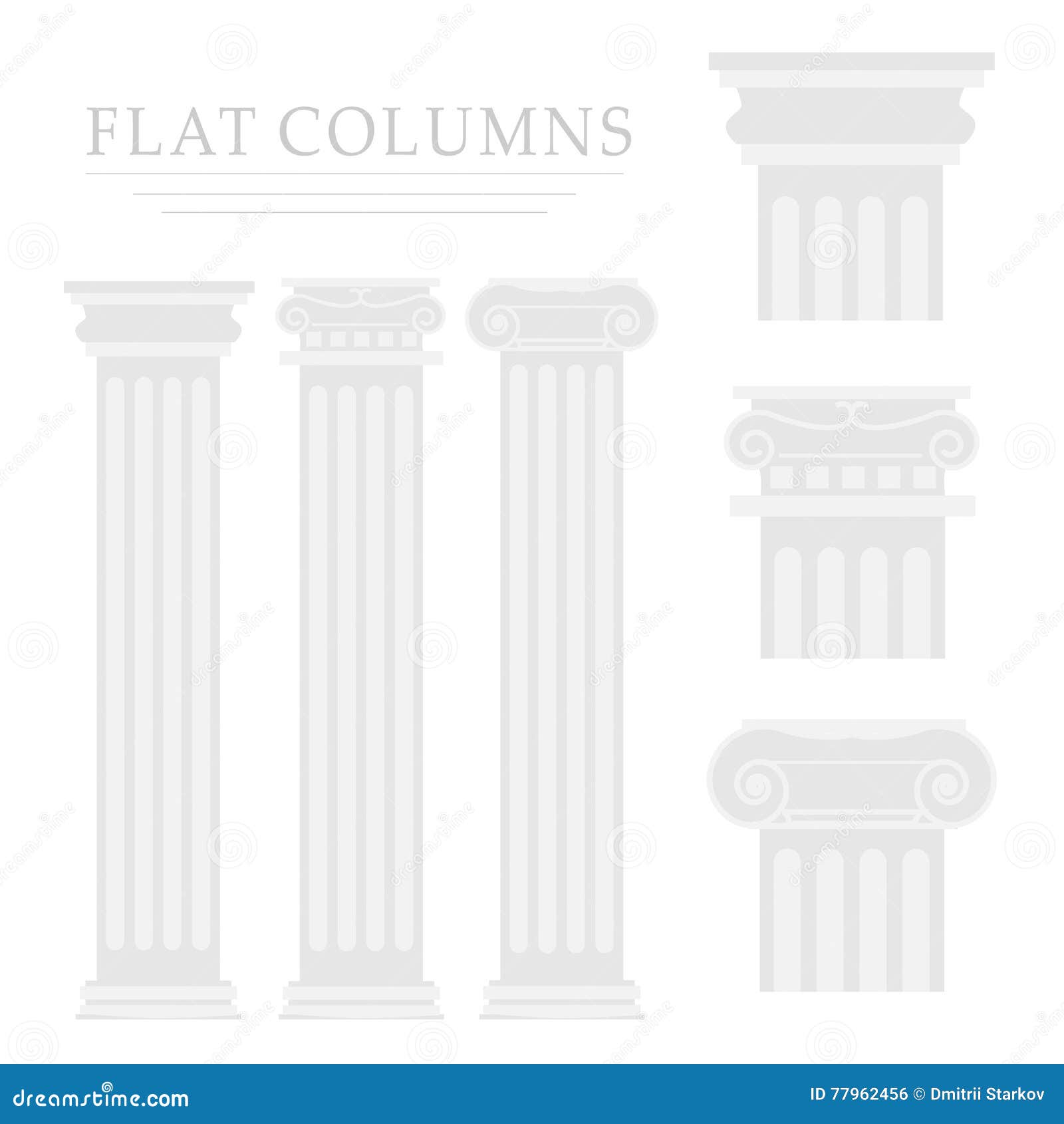 Ancient Roman Column stock illustration. Illustration of antique - 77962456